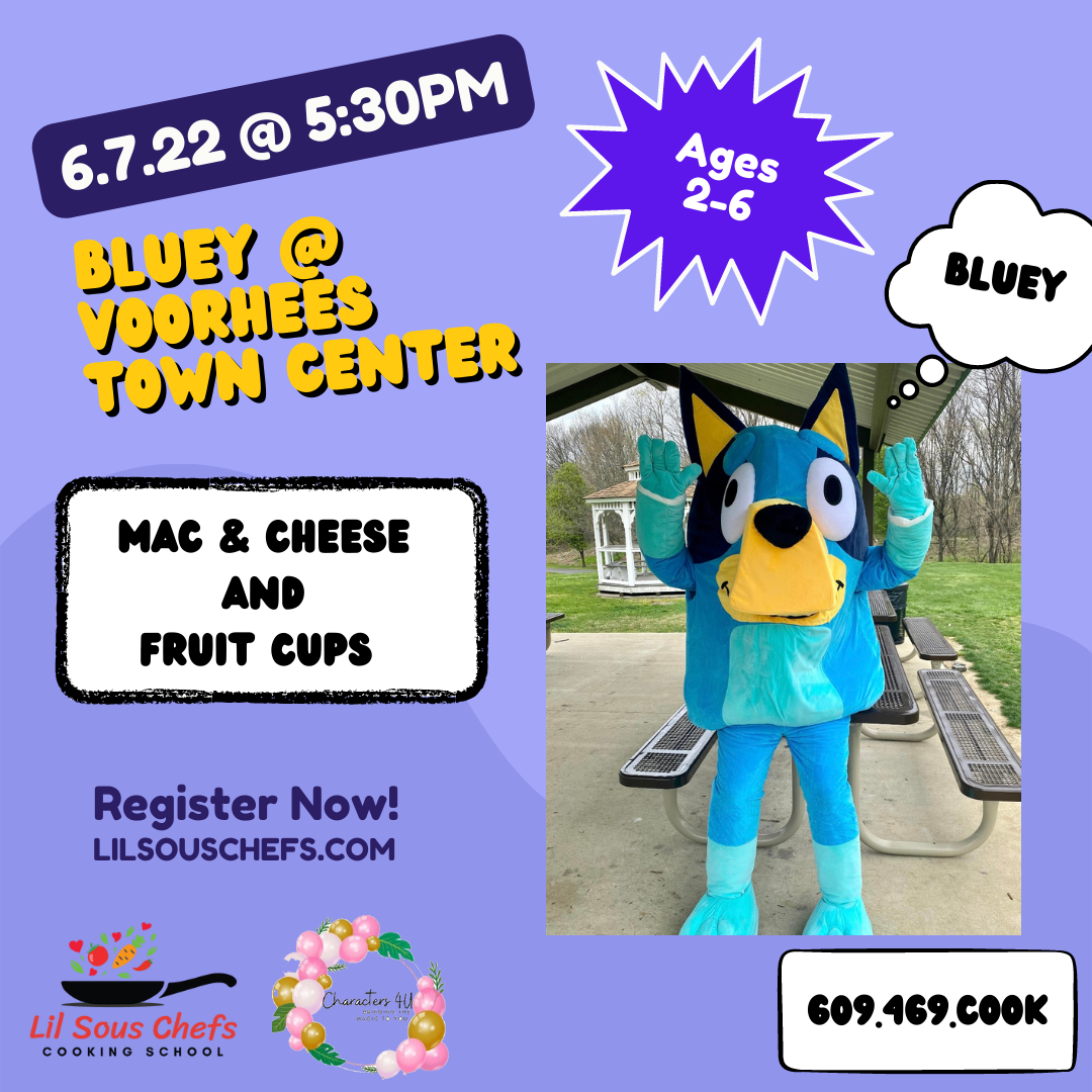 COOKING WITH BLUEY – Lil Sous Chefs Cooking School | Fun Cooking School ...