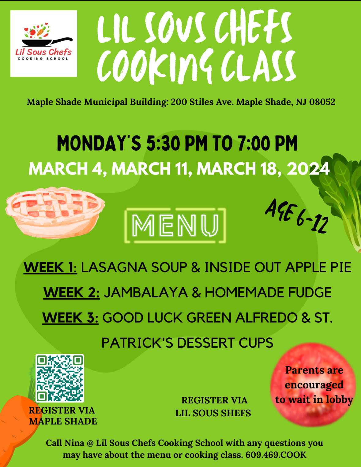 March 3 Week Cooking Series – Lil Sous Chefs Cooking School | Fun ...