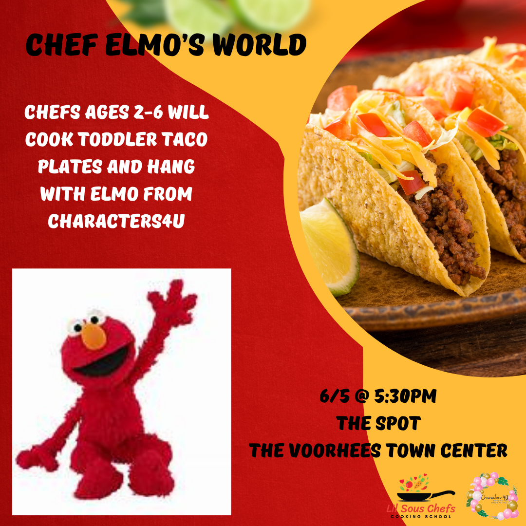 Cooking with Elmo – Lil Sous Chefs Cooking School | Fun Cooking School ...