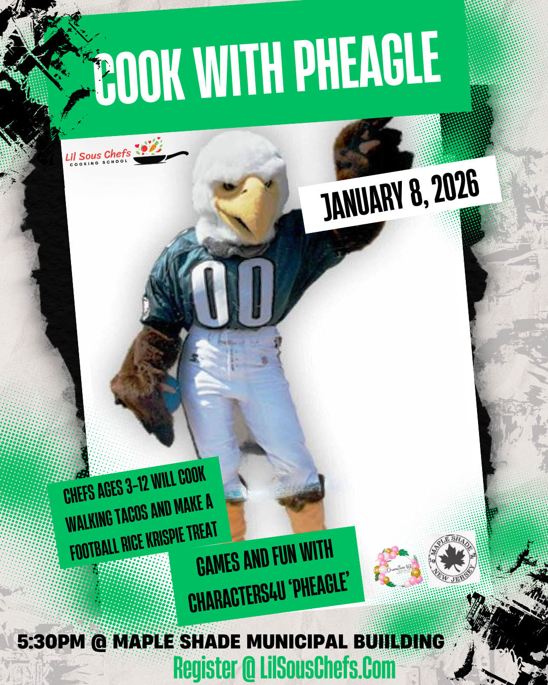Football Fun with Chef Pheagle – Lil Sous Chefs Cooking School | Fun ...